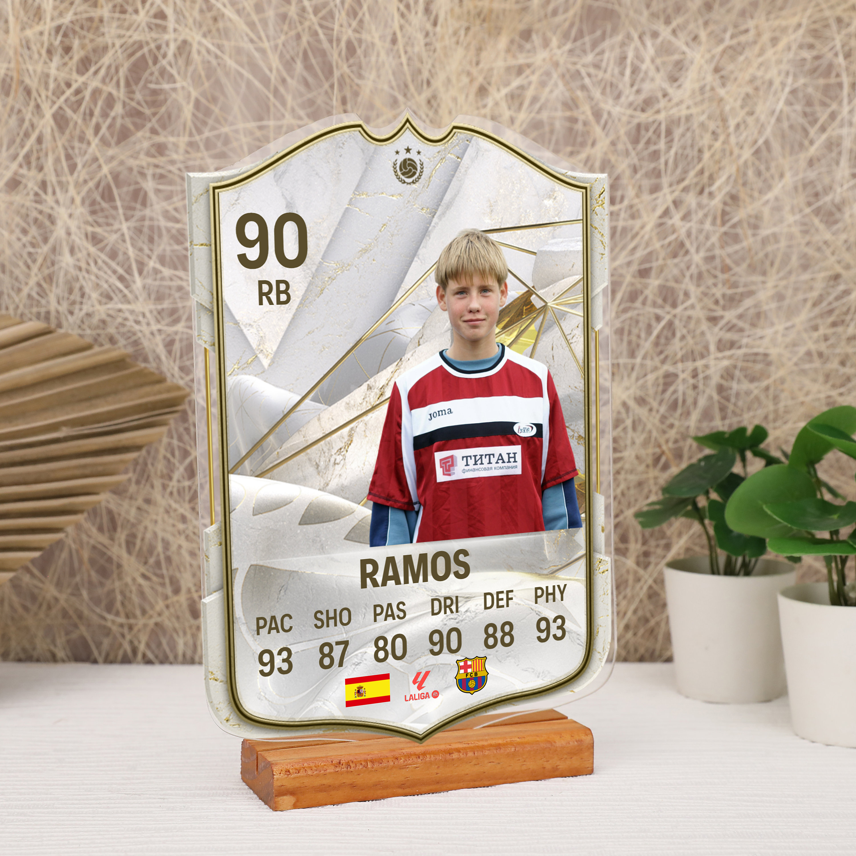 Personalized Soccer FUT Card, Player Card, Real Size Soccer Ultimate ...