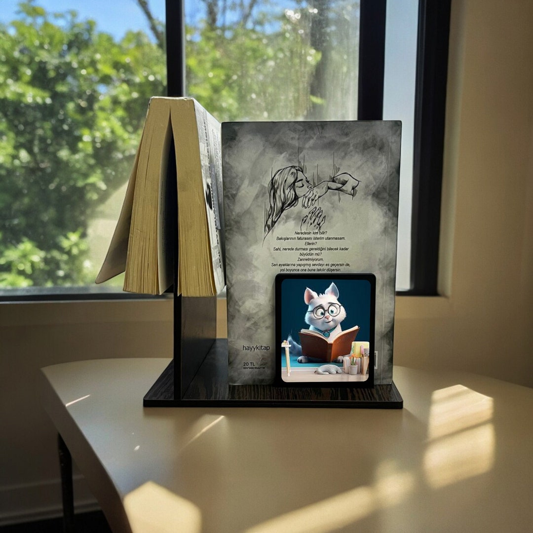 Personalized Book Stand L Bookmark Stand L Book Decor L Book Gift L ...