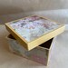 Unique Handmade Paper Mache Storage Box, Square Decorative Keepsake for ...