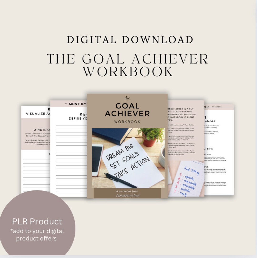 The Goal Achiever Workbook: Goal Setting Prompts to Define, Visualize ...