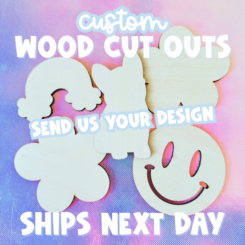 Custom Shape Wood Cut Outs Multiple Sizes - Etsy