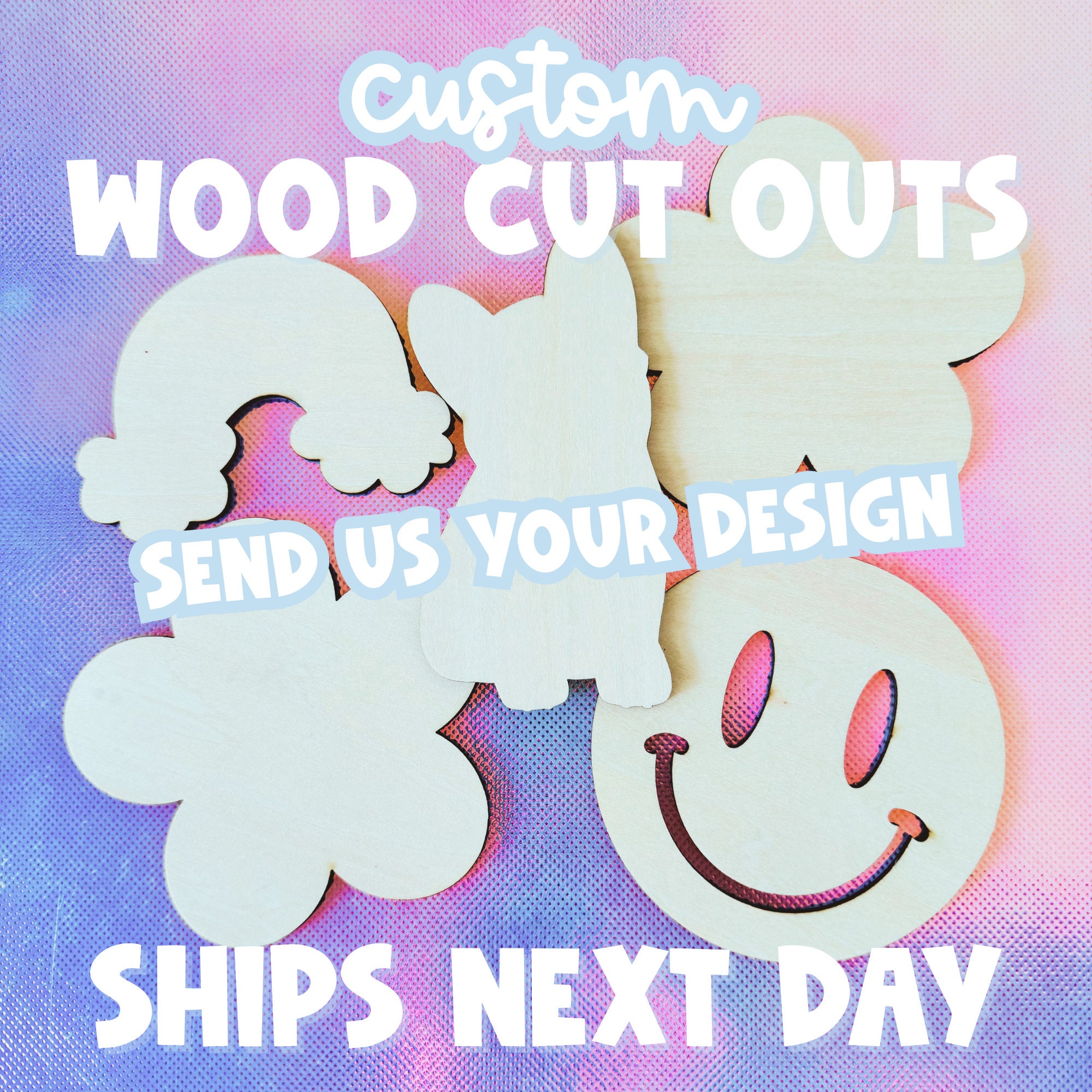 Custom Shape Wood Cut Outs Multiple Sizes - Etsy