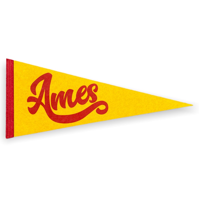 Ames Home of Iowa State University Pennant - Etsy
