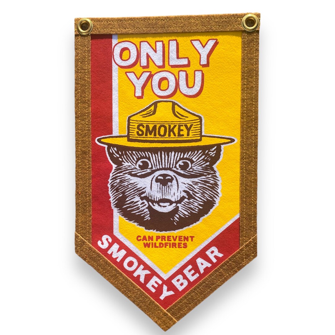 Only You Smokey Bear Banner | Officially Licensed - Etsy