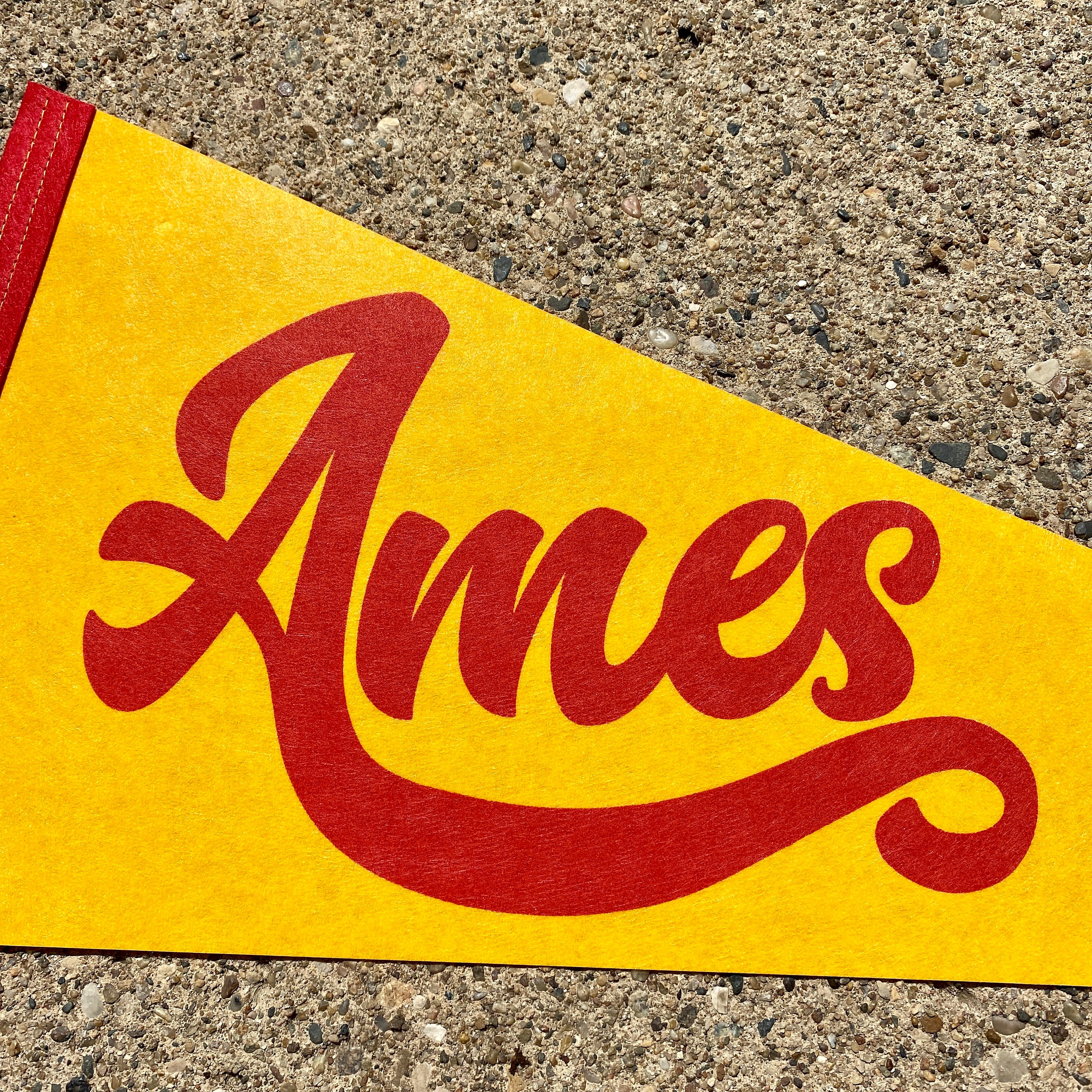 Ames Home of Iowa State University Pennant - Etsy