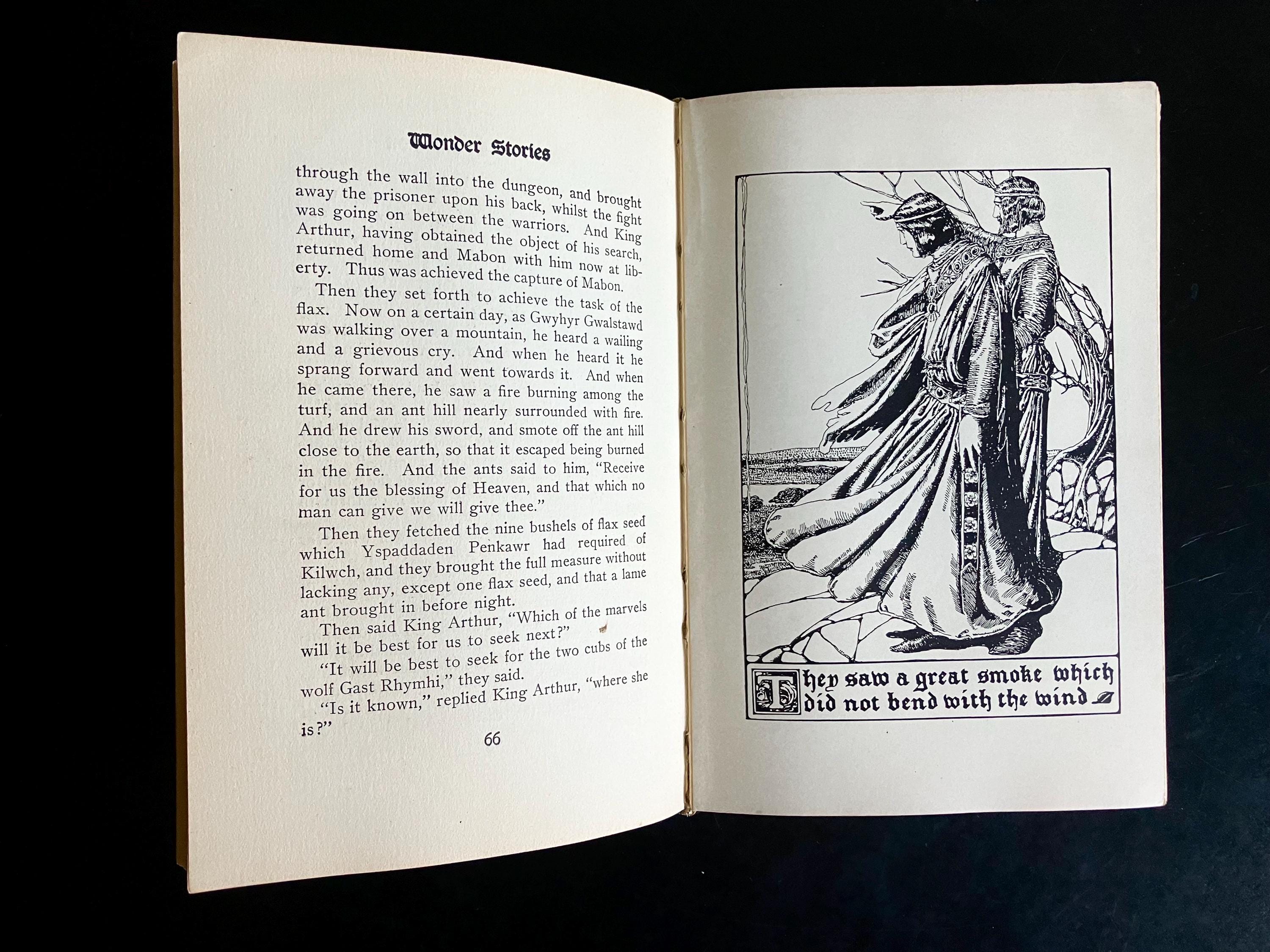Wonder Stories From the Mabinogion (1908) - Etsy
