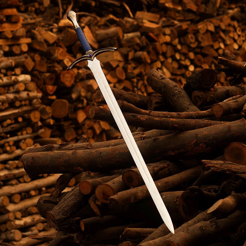 Custom Handmade Glamdring Sword Medieval Long Sword Replica, Handmade ...