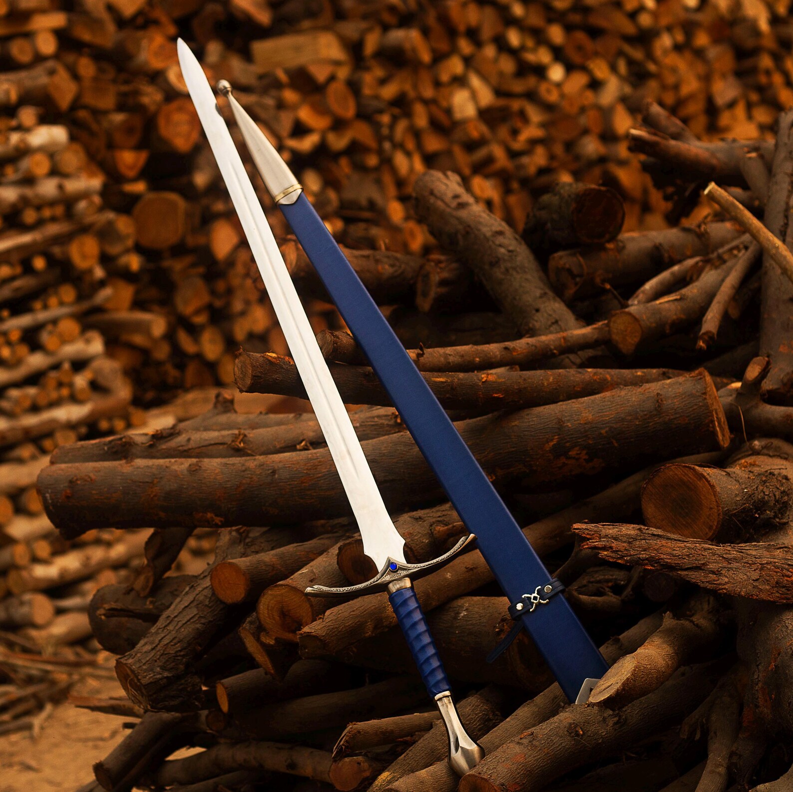 Custom Handmade Glamdring Sword Medieval Long Sword Replica, Handmade ...