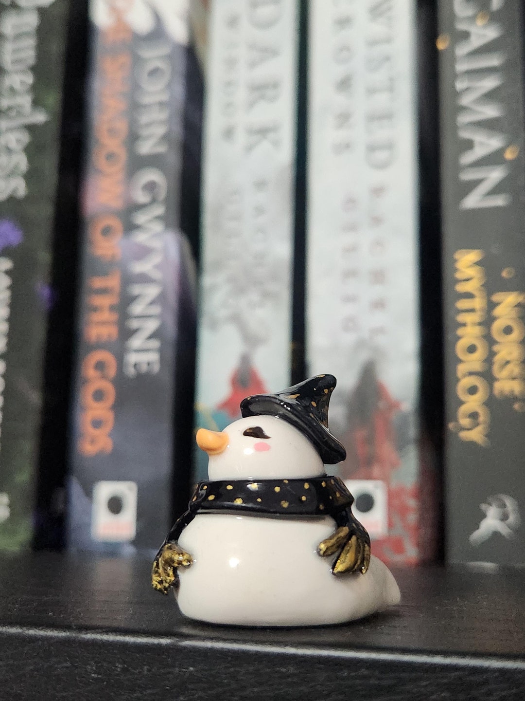 Small Wizard Duck Monitor Desk Friend, Handmade With Polymer Clay - Etsy