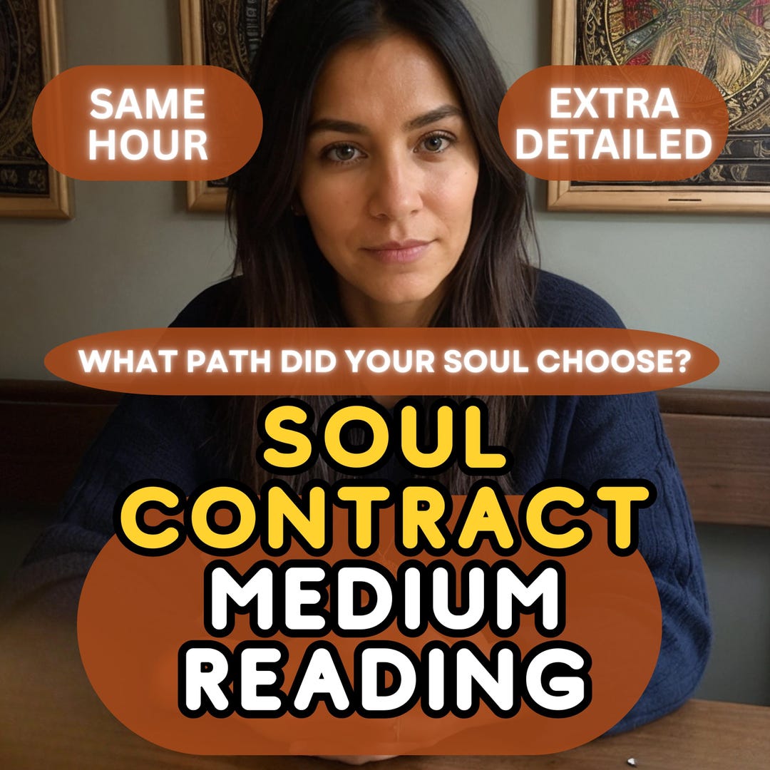 Same Hour Karmic Soul Contract Reading: Psychic Medium Guidance - Etsy