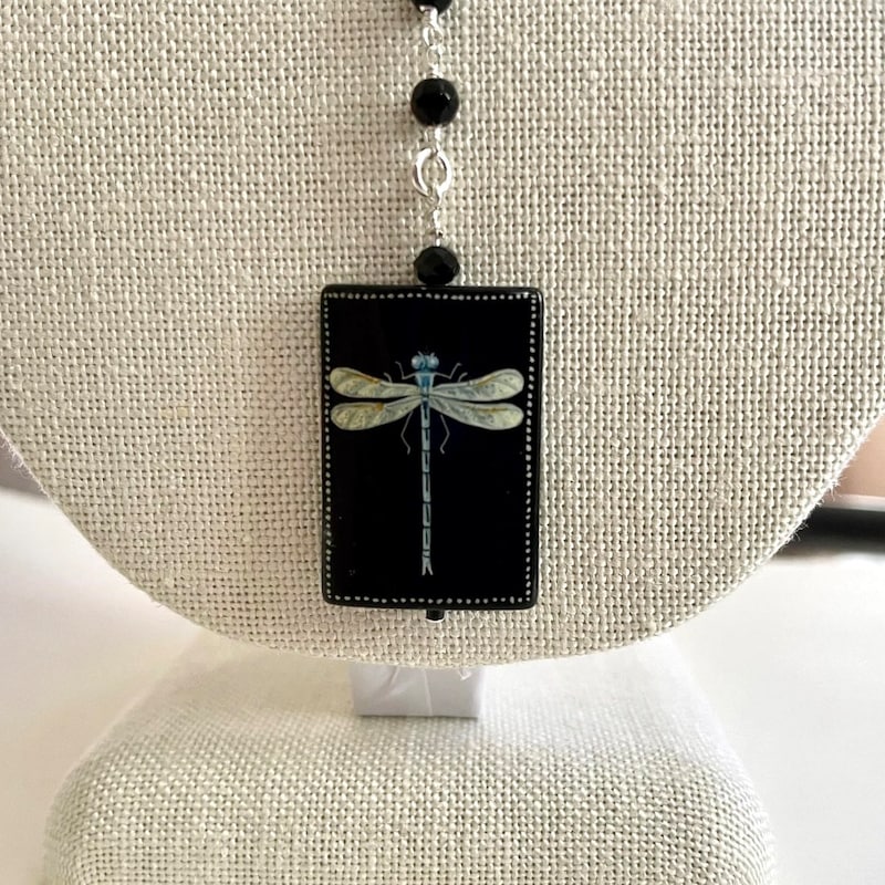 Rosary With Dragonfly - Etsy
