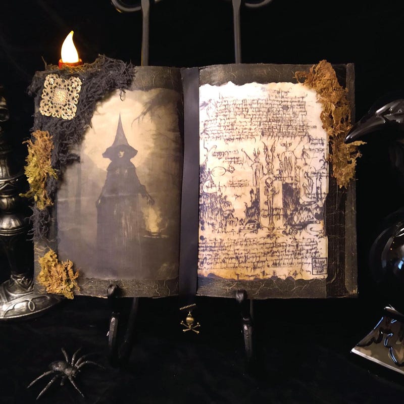 Real Spell Book - Etsy