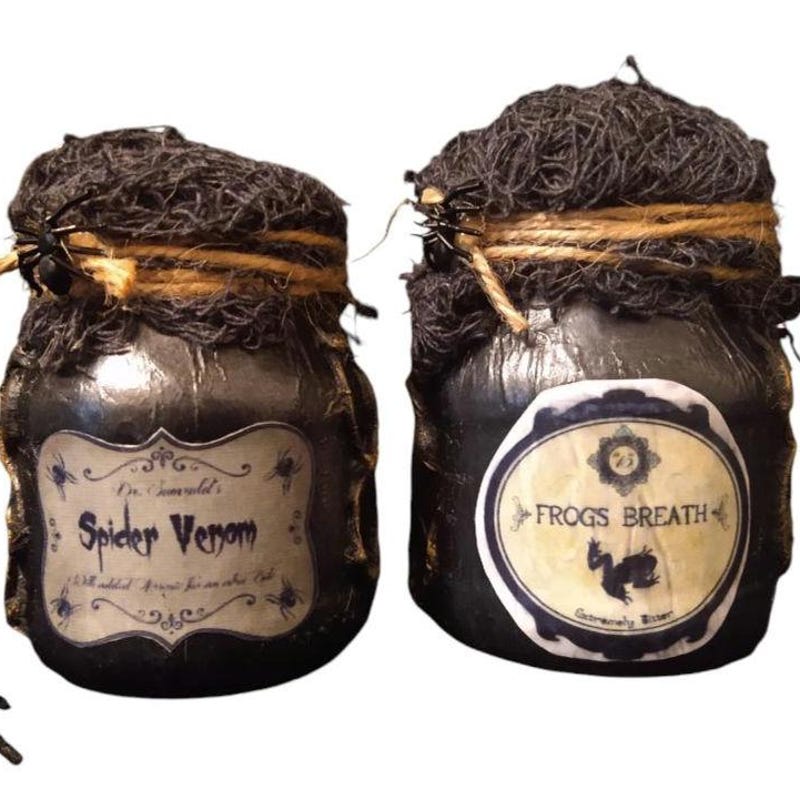 Creepy Potion Jar - Etsy