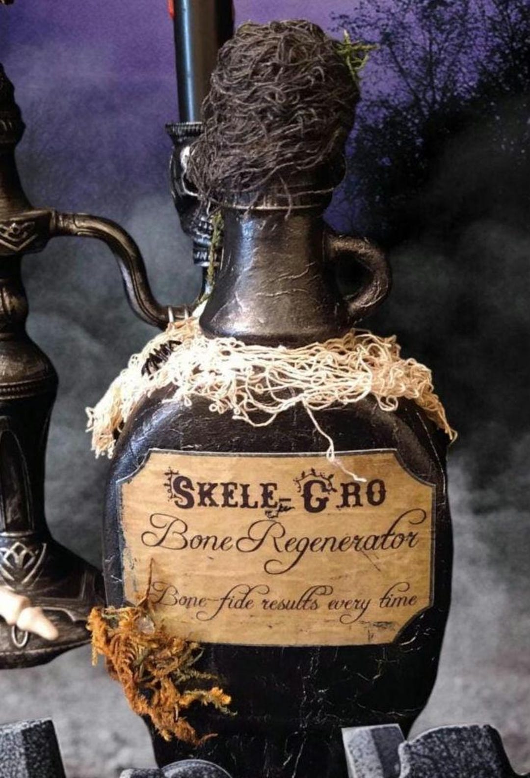 Potion Bottle SKELE GROW/SPIDER Venom Halloween 2 Sided Potion Bottle ...