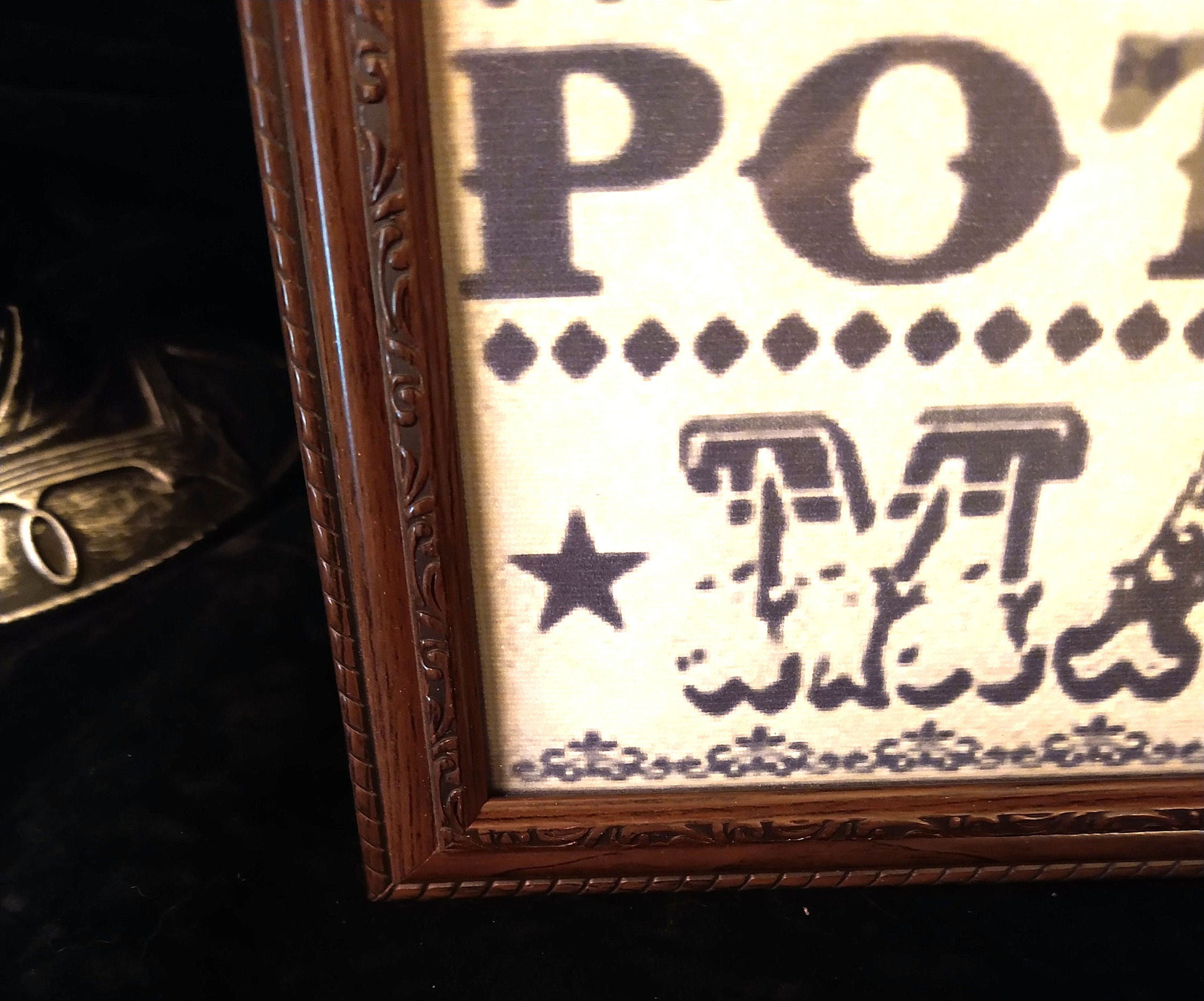 WITCH SERVICES SIGN Spells Hexes Potions Magic Framed Halloween Decor ...