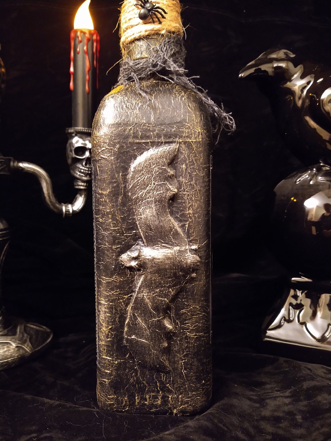 EXTRACT of TOAD / BAT Wings Poison Halloween Potion Bottles Spooky ...