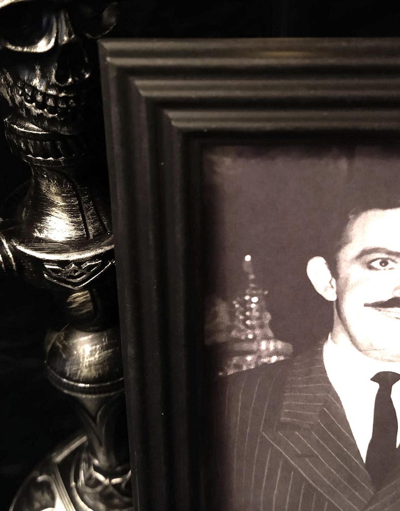 The ADDAMS FAMILY Snap Snap Framed Halloween Decor Print 8x10 W Black ...
