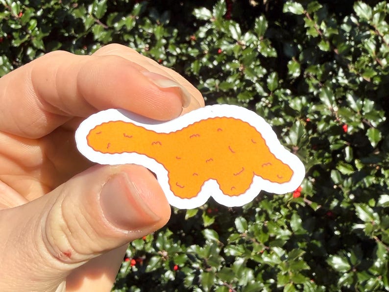 Dino Nugget Sticker Pack | 6 Cute Dinosaur Stickers T-rex, Stegosaurus ...