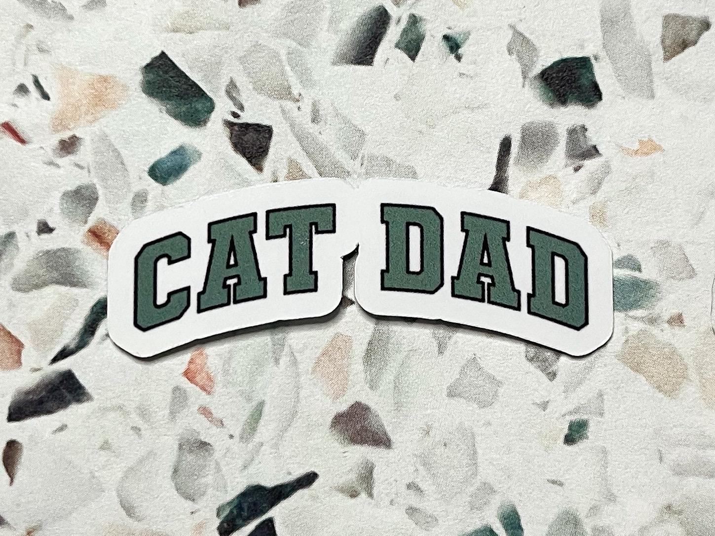 Cat Dad Sticker, Bumper Sticker, Car Decal, Window Sticker, Gift for ...