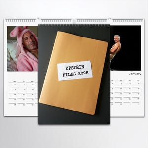 The Epstein Files 2025 Wall Calendar // Politics / Jeffrey Epstein ...