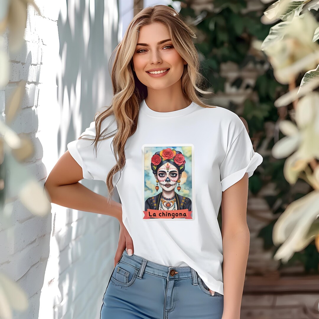 La Chingona Frida Kahlo Shirt Mexican Feminist Tee, Empowering Frida ...