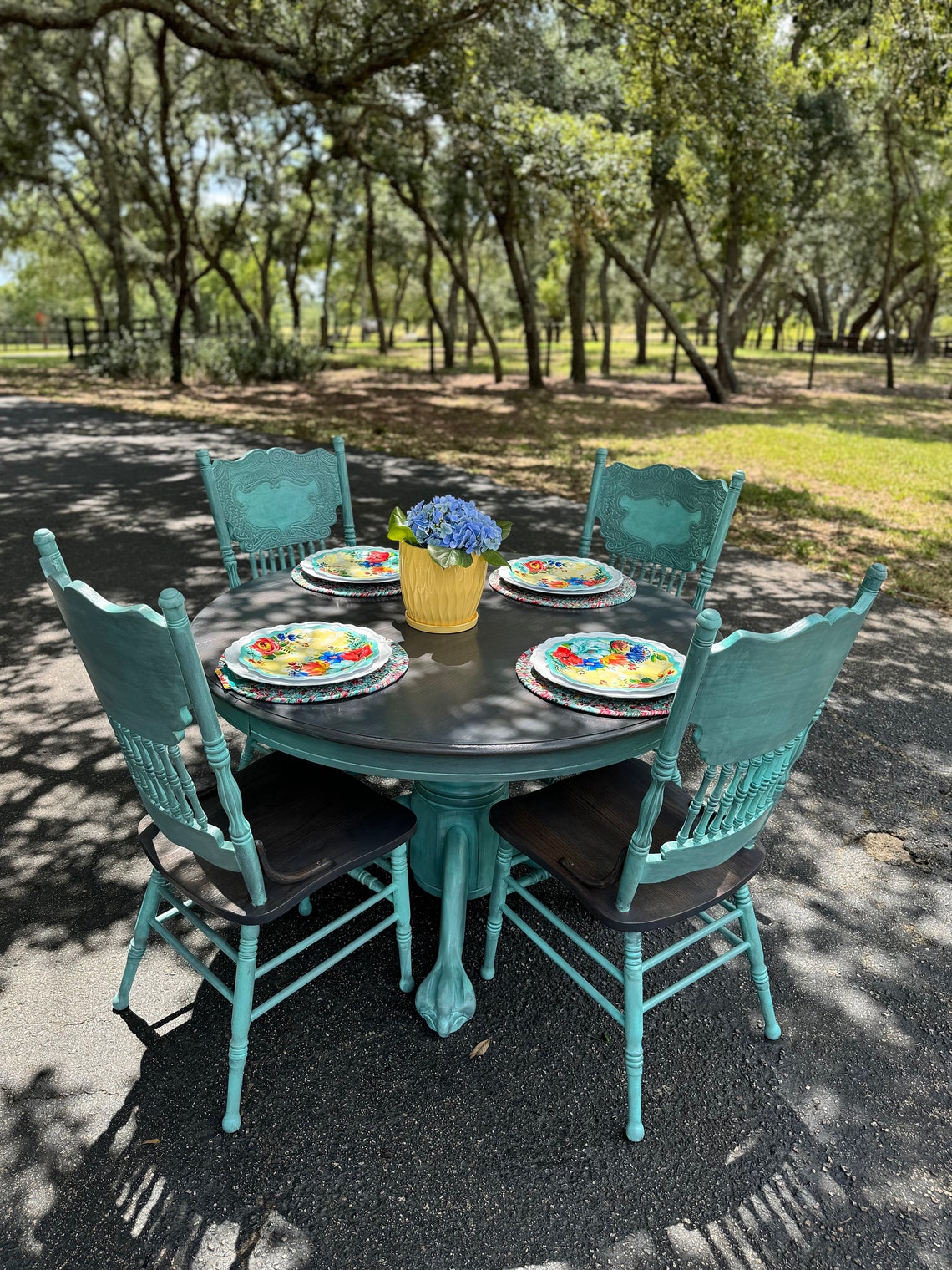 Vintage Chic Dining Table - Etsy