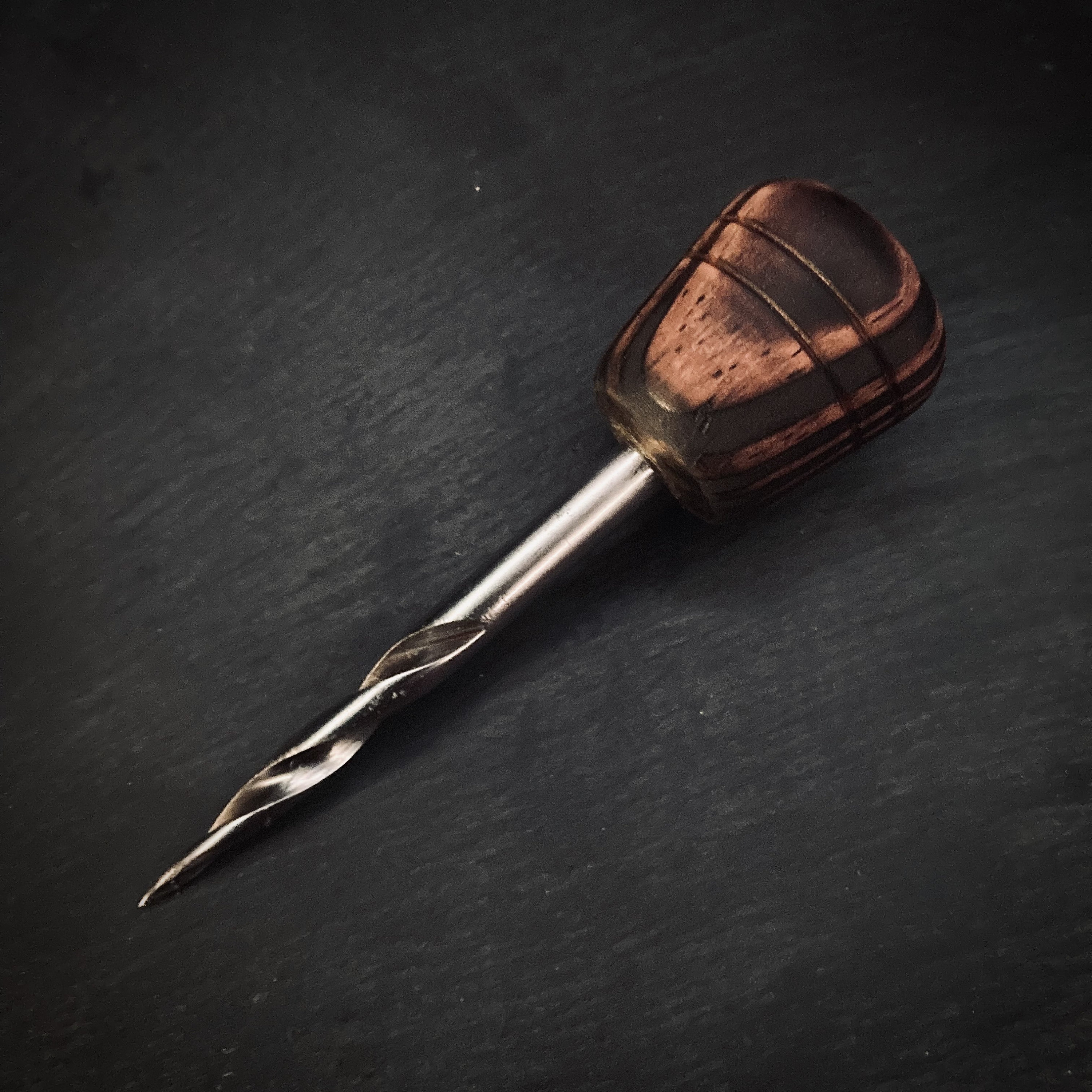 Drill Bit Awl, Recycled Tools, Handmade, High Speed Steel, Gift for Men ...