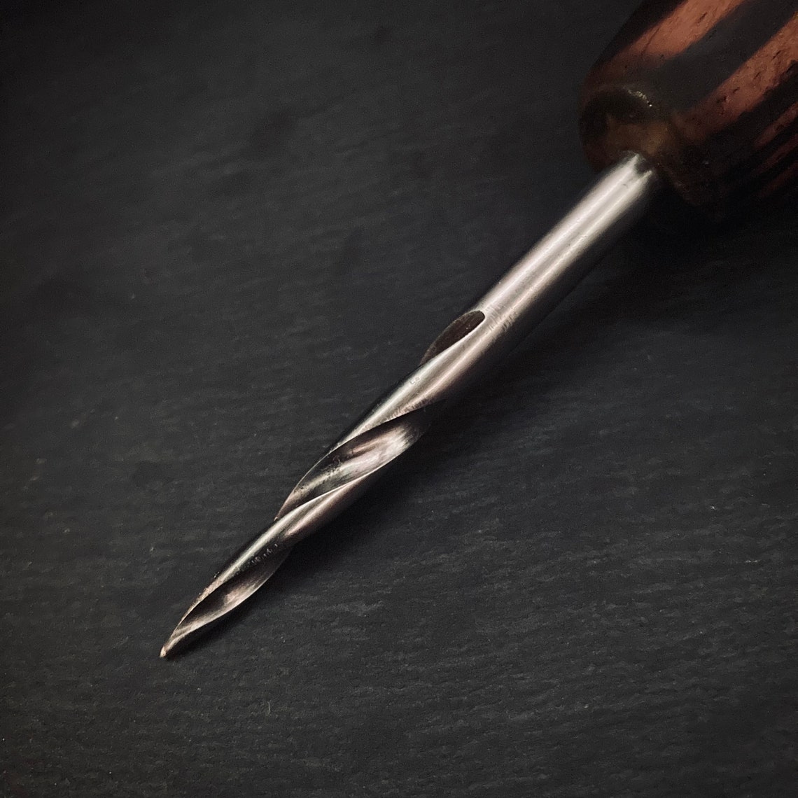 Drill Bit Awl, Recycled Tools, Handmade, High Speed Steel, Gift for Men ...