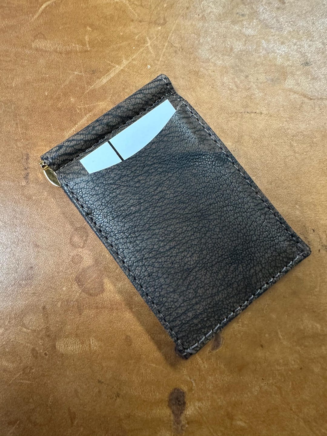 Genuine Goat Skin Leather Wallet - Etsy