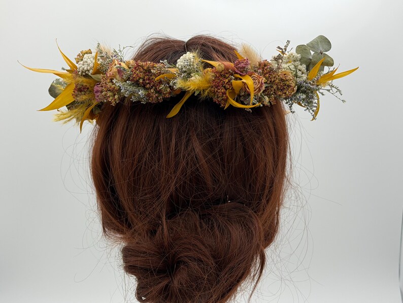 Woodland Dried Flower Crown – Forest Folk & Elven Headpiece, Nature ...