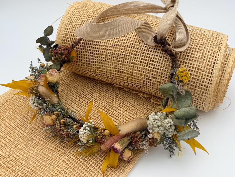 Woodland Dried Flower Crown – Forest Folk & Elven Headpiece, Nature ...