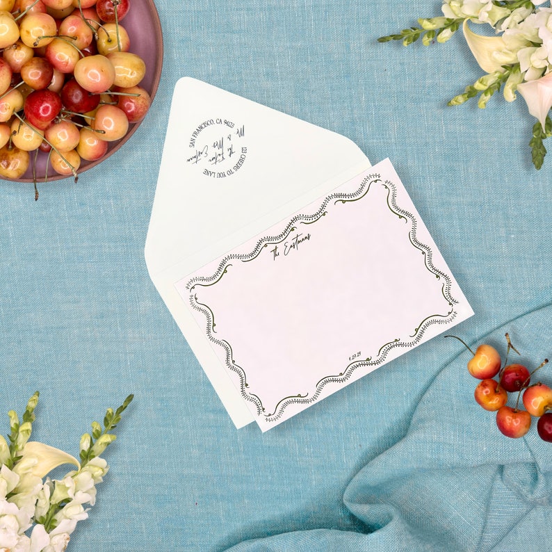 Handwritten Thank You Notes, Personalized Stationery Custom Cards for ...