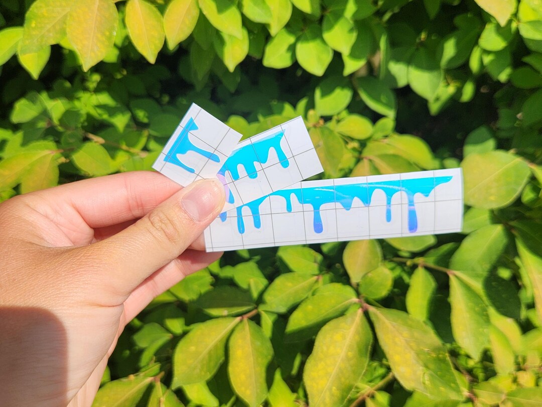 Drip Holographic Vinyl Decals Vinyl Stickers - Etsy