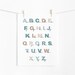 Alphabet Poster Printable Alphabet Chart Print Educational Wall Art ...