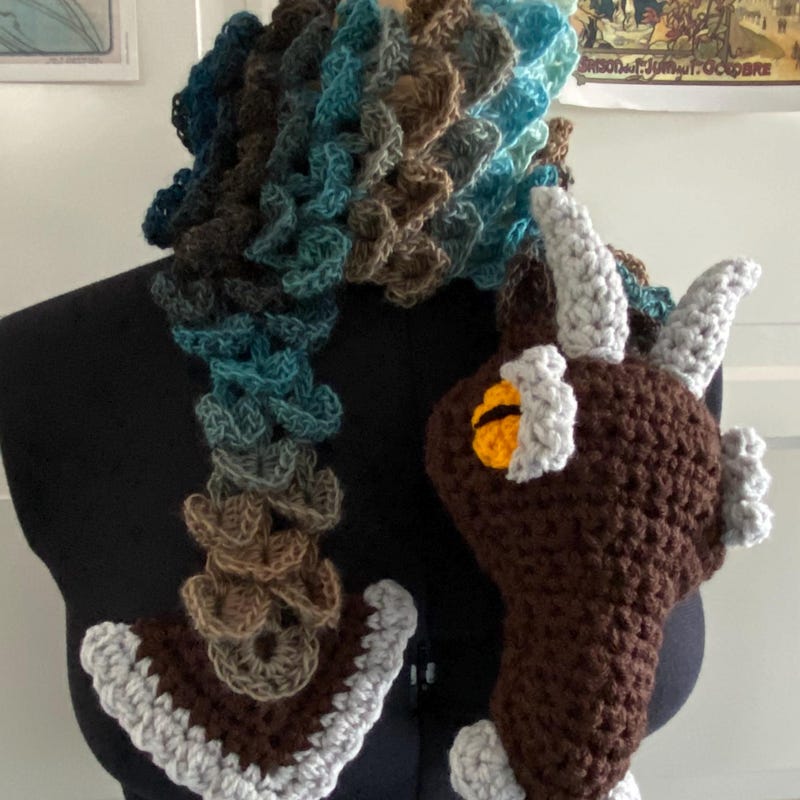 Dragon Scarf - Etsy