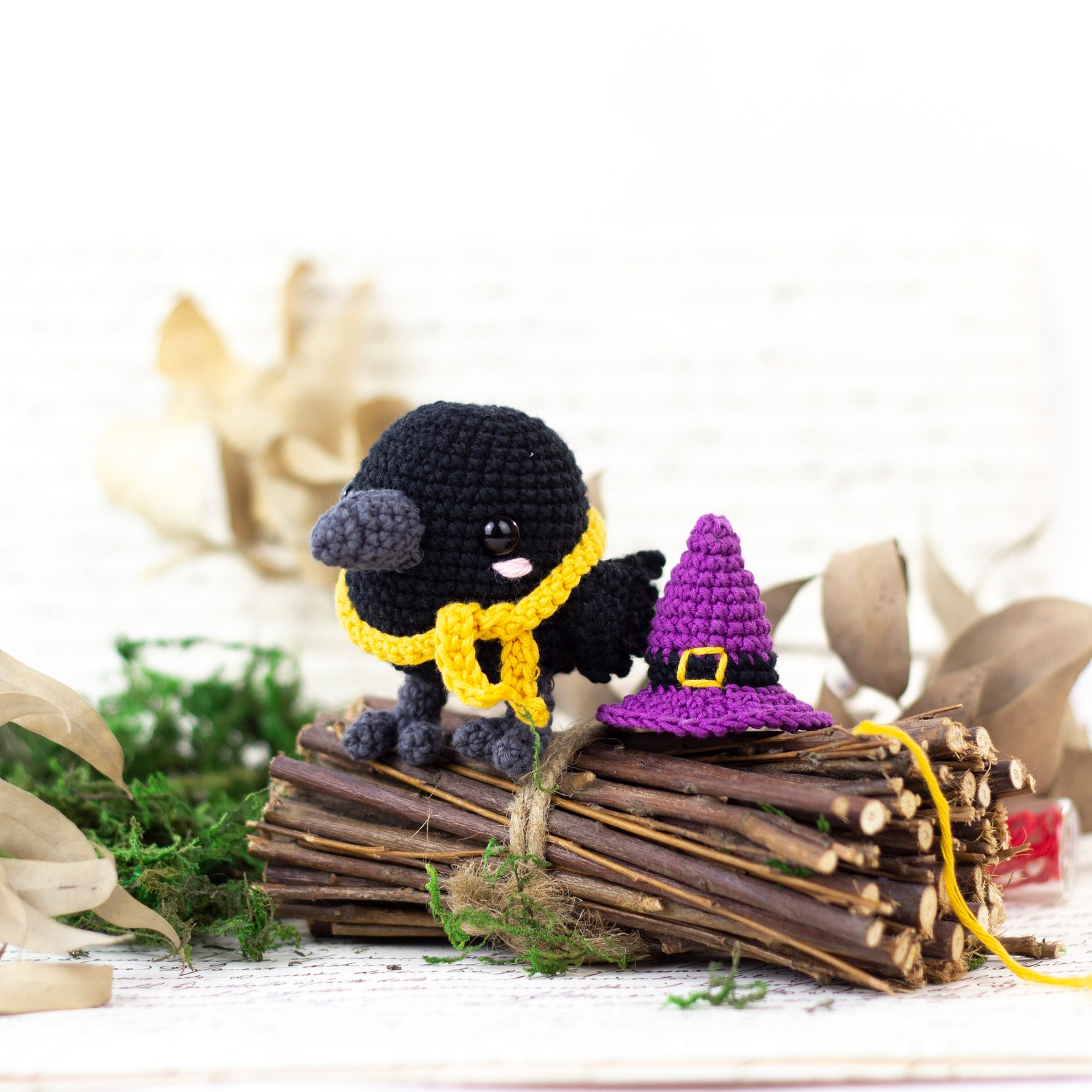 Amigurumi Raven ENGLISH PATTERN PDF Sandman Guardian Raven - Etsy