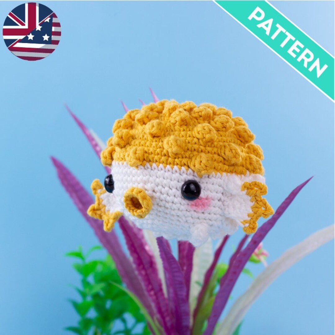 Amigurumi Blowfish ENGLISH PATTERN, PDF, Summer Crochet Pattern ...