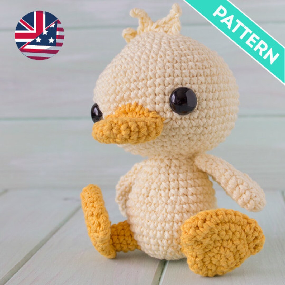 Crochet Pattern, Baby Duck, ENGLISH PATTERN, PDF, Amigurumi Crochet ...