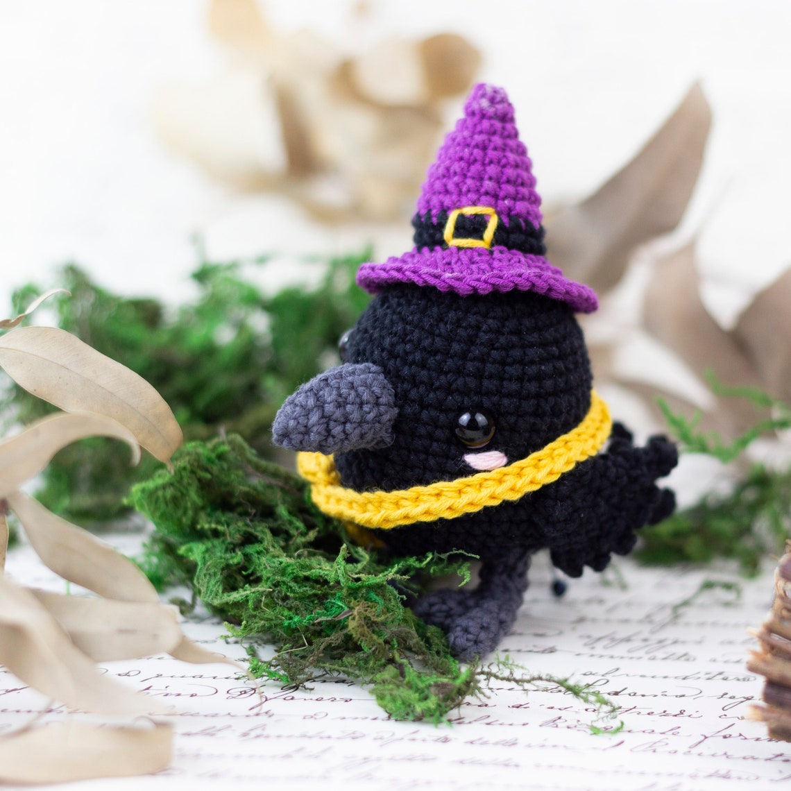 Amigurumi Raven ENGLISH PATTERN PDF Sandman Guardian Raven - Etsy