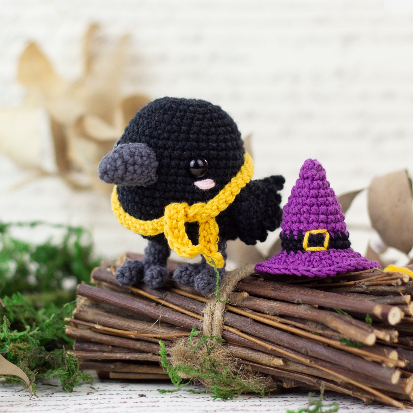 Amigurumi Raven ENGLISH PATTERN PDF Sandman Guardian Raven - Etsy