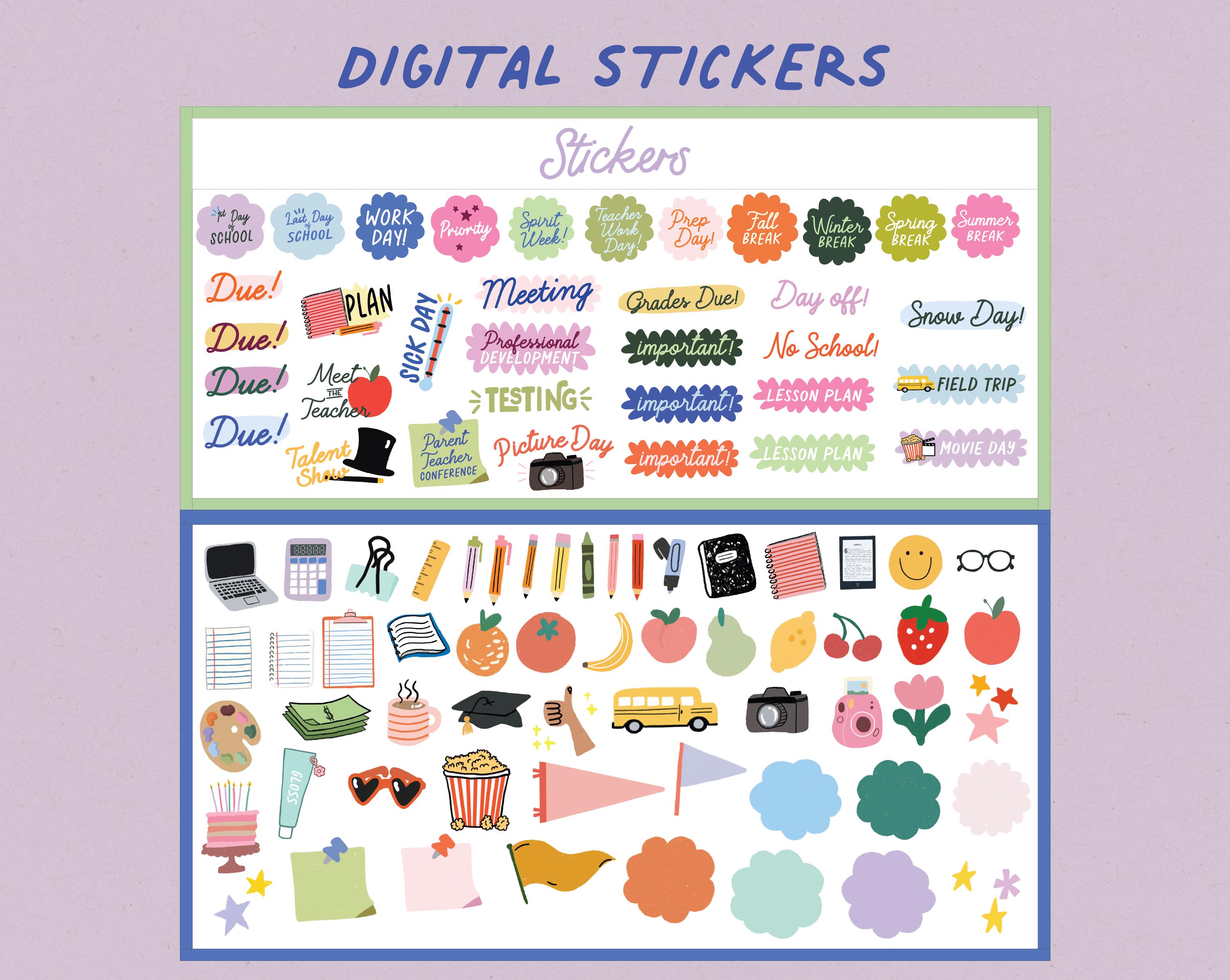Teacher Digital Planner 2025-2026 | Google Sheets | Monthly Digital ...