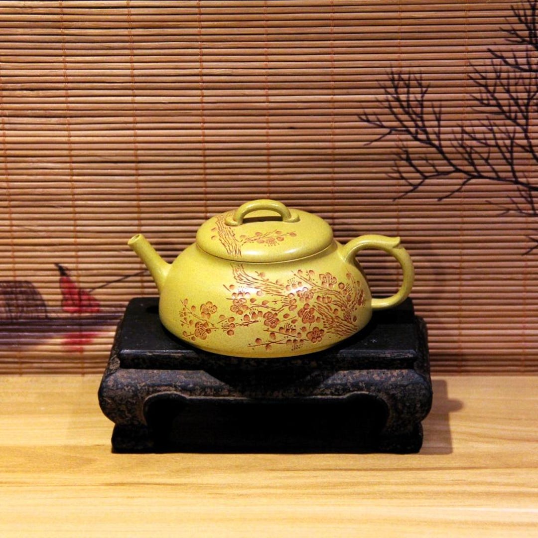 Yixing Zisha Teapot [han Jiang] 190ml | Handmade Teapot | Purple Clay ...