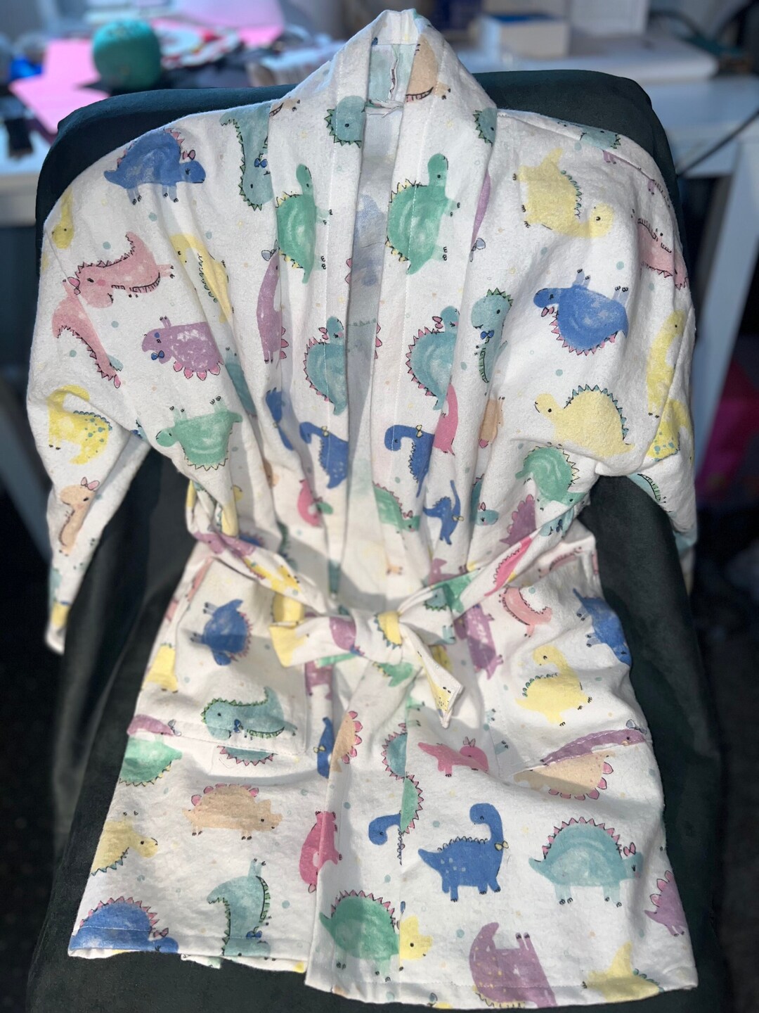 Child’s Dinosaur Robe - Etsy