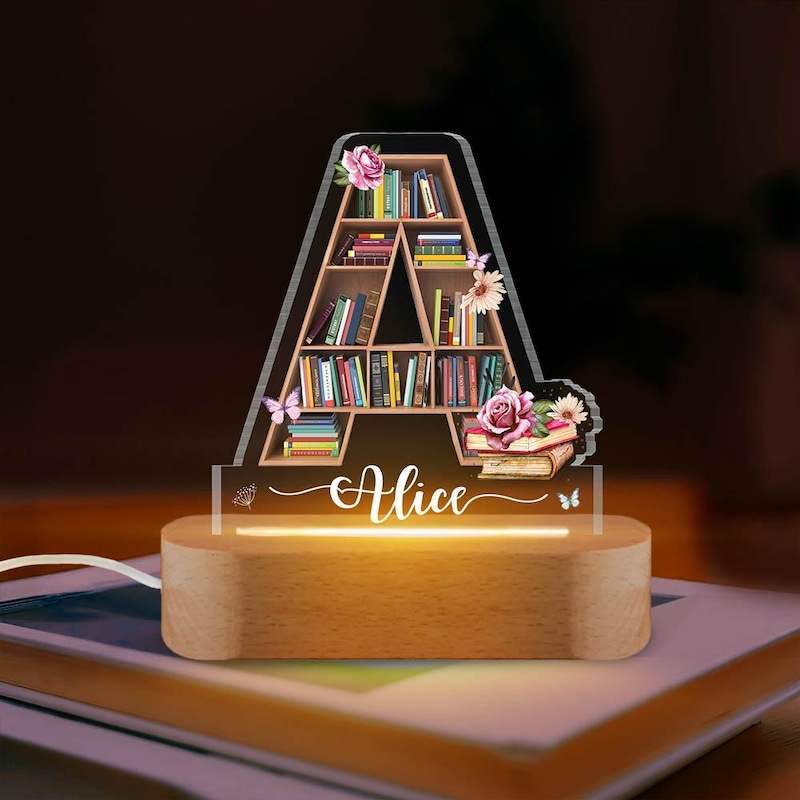 Book Lamp - Etsy
