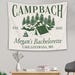 Custom Camp Bach Banner, Camp Bachelorette Decor, Camp Bach Sign, Lake ...