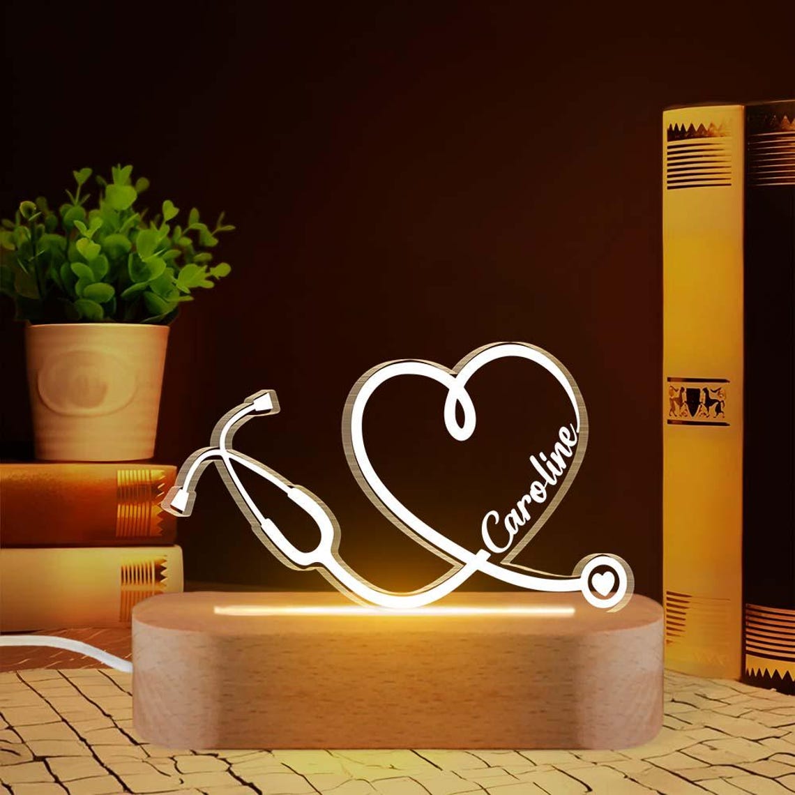 Personalized Nurse 3D Led Night Light, Graduation Gift, Nurse ...