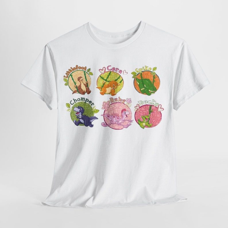 The Land Before Time Pastel Dinosaur Friends T-shirt, Land Before Time ...