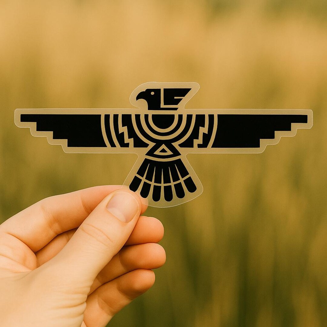 Thunderbird Bumper Sticker | Native American Vinyl Decal Sticker ...