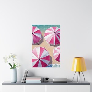 GIRL BEACH Art - Malibu Barbie Style Painting for Wall Decor, - Etsy