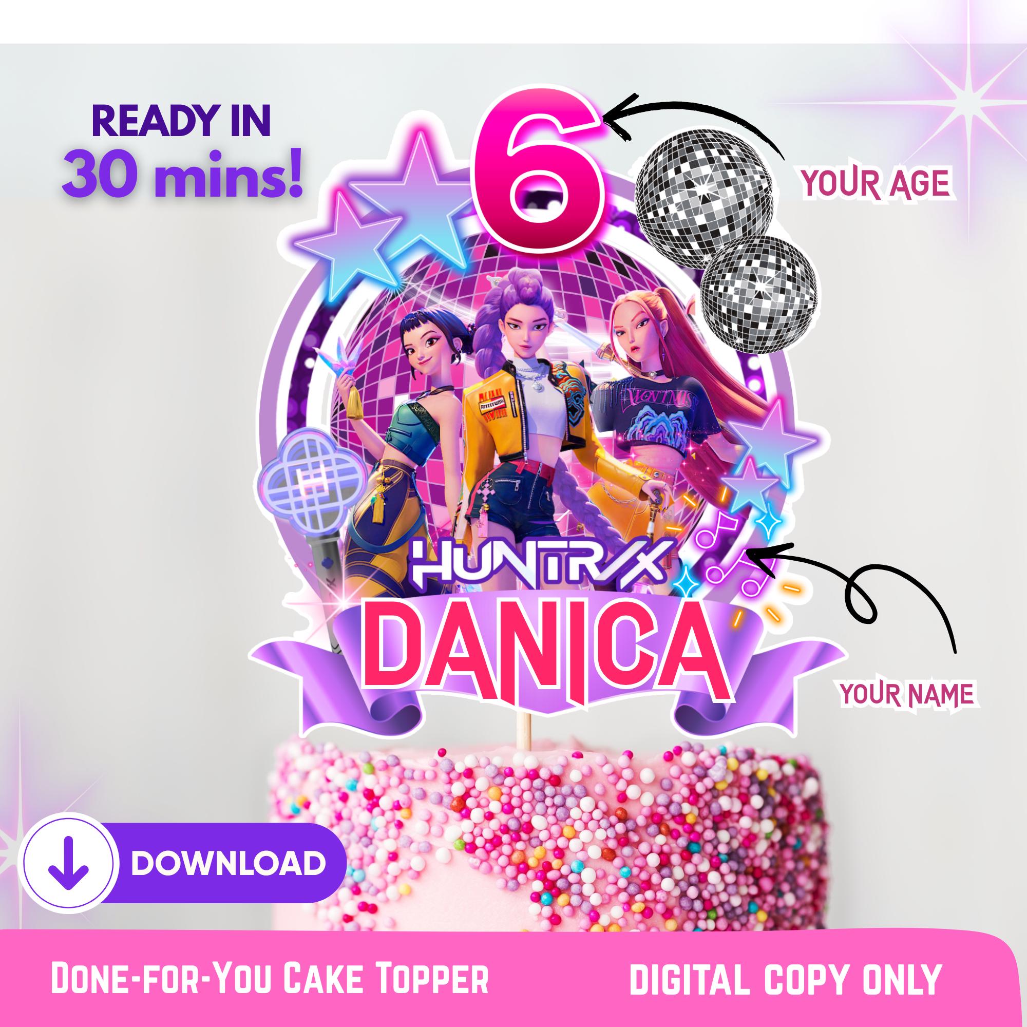 Custom KPOP Demon Hunter Cake Topper | Ready-to-download | We Edit to ...